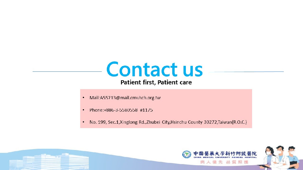 World-leading Medical Center - China Medical University Hsinchu ...